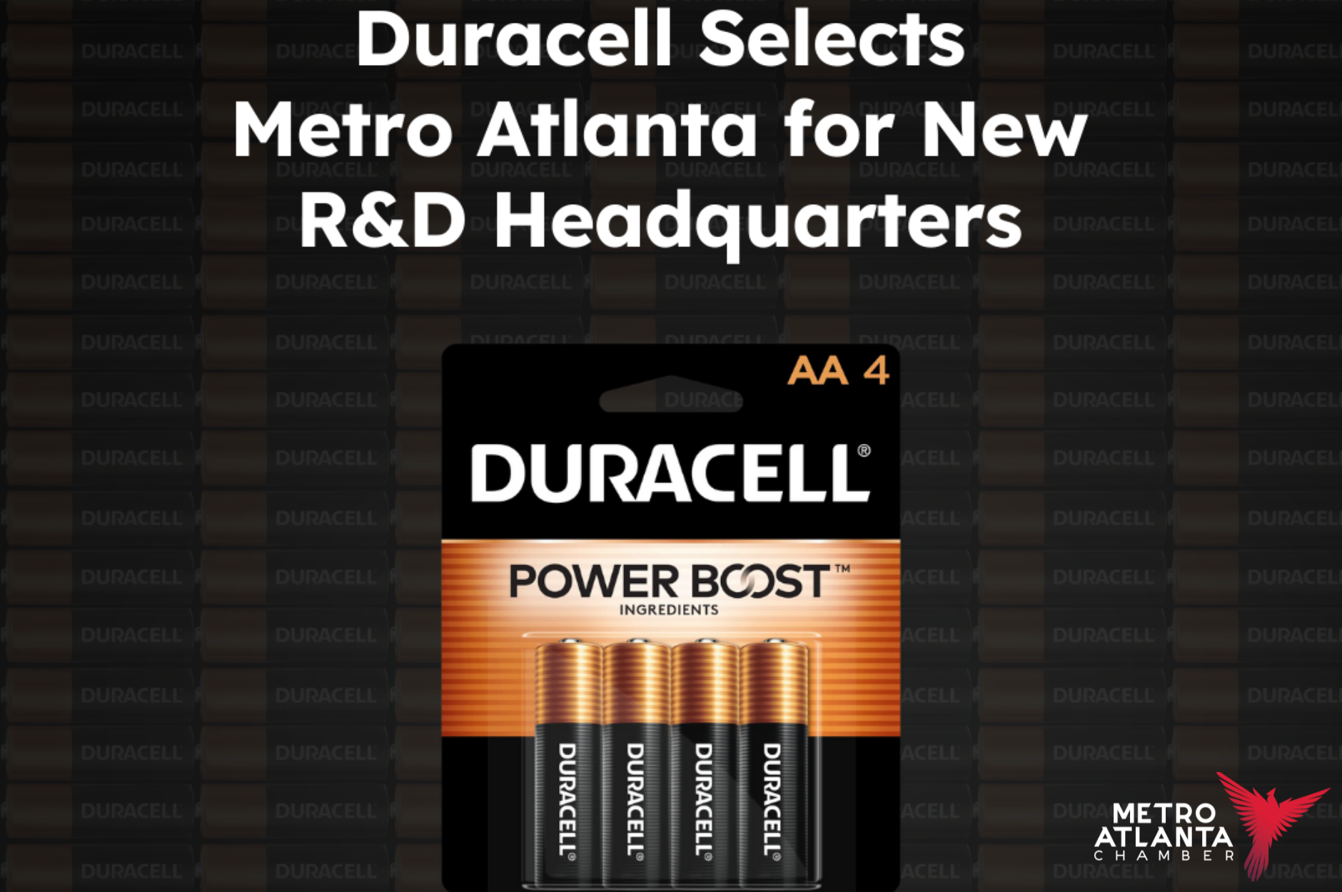 Duracell Selects metro Atlanta for New R&D Headquarters - Metro Atlanta ...